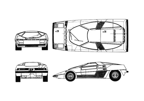 Download drawing Dome Zero Coupe 1978 in ai pdf png svg formats